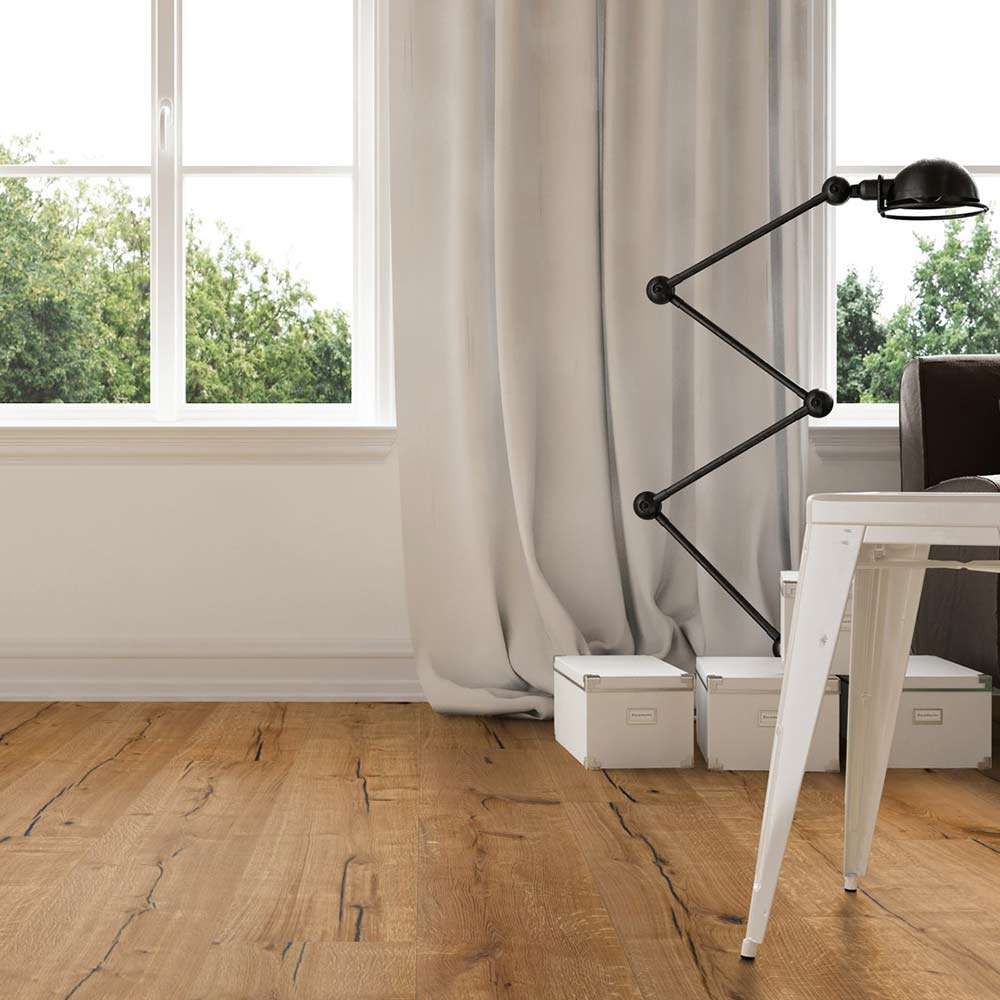 Parkett Boston Eiche Rohoptik, Eiche rustikal astig gebürstet | Knutzen ...