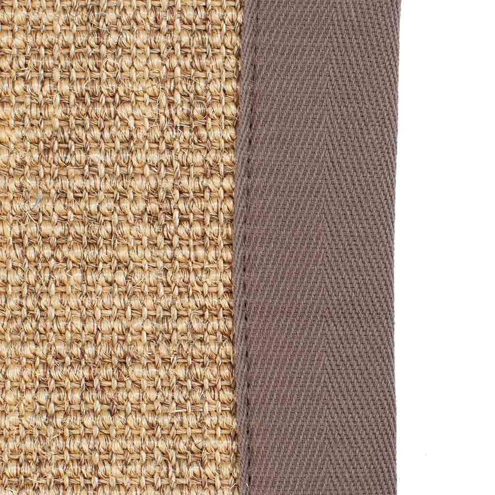 Webteppich, Teppich nach Maß Sisal, Flachgewebe, Knutzen Wohnen, grau ...