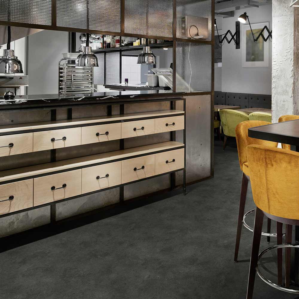 Tarkett PVC Ruby 70 Acoustic Maya Black 200 | Knutzen Wohnen