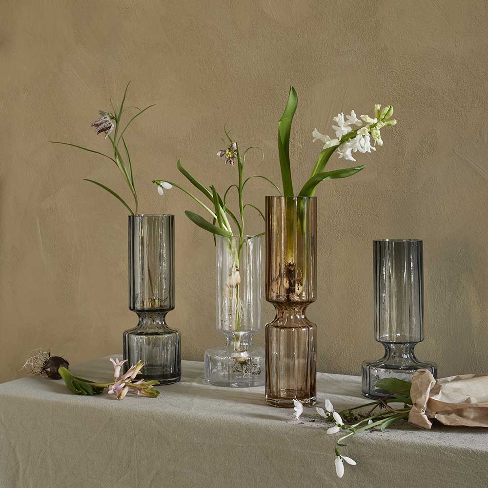Broste Vase Hyacint transparent 8 x 32 cm | Knutzen Wohnen
