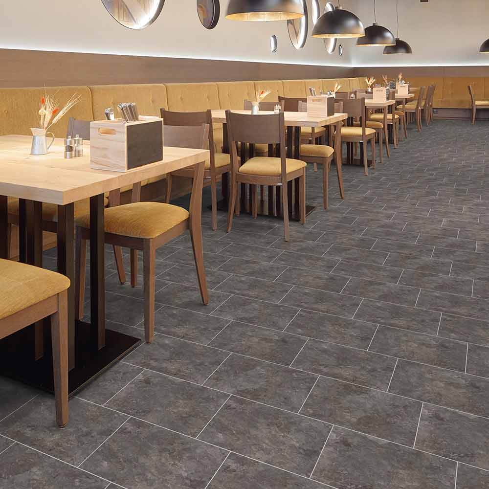 Project Floors Designboden floors@work/55, Klebe-Vinylboden, SL307/55, Fliesen, Steinoptik ...