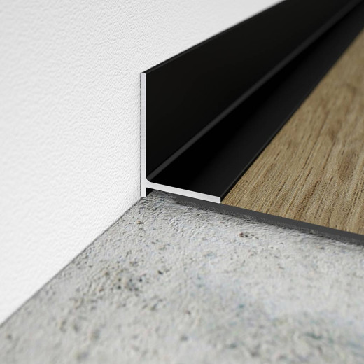 Minileiste Sockelprofil SL 16X2 200 titan | Knutzen Wohnen