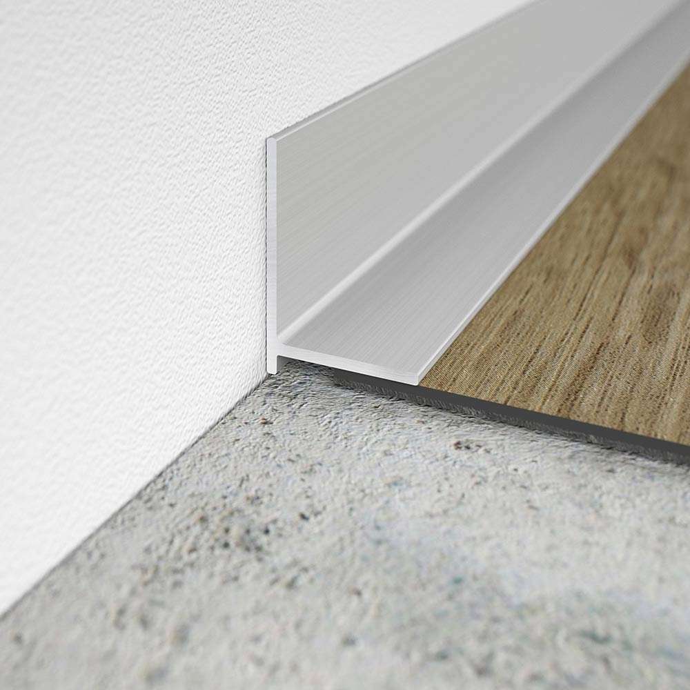 Minileiste Sockelprofil SL 16X2 200 titan | Knutzen Wohnen